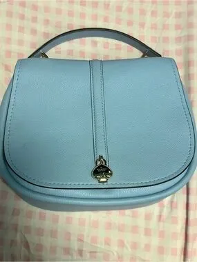 Bags | Kate Spade Kayla Pebbled Leather Saddle Bag In The Color Montauk ...
